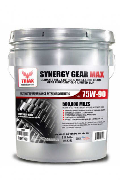 TRIAX Synergy Gear 75W-90 Full Synthetic (GL-5, LS) – FINE STORE